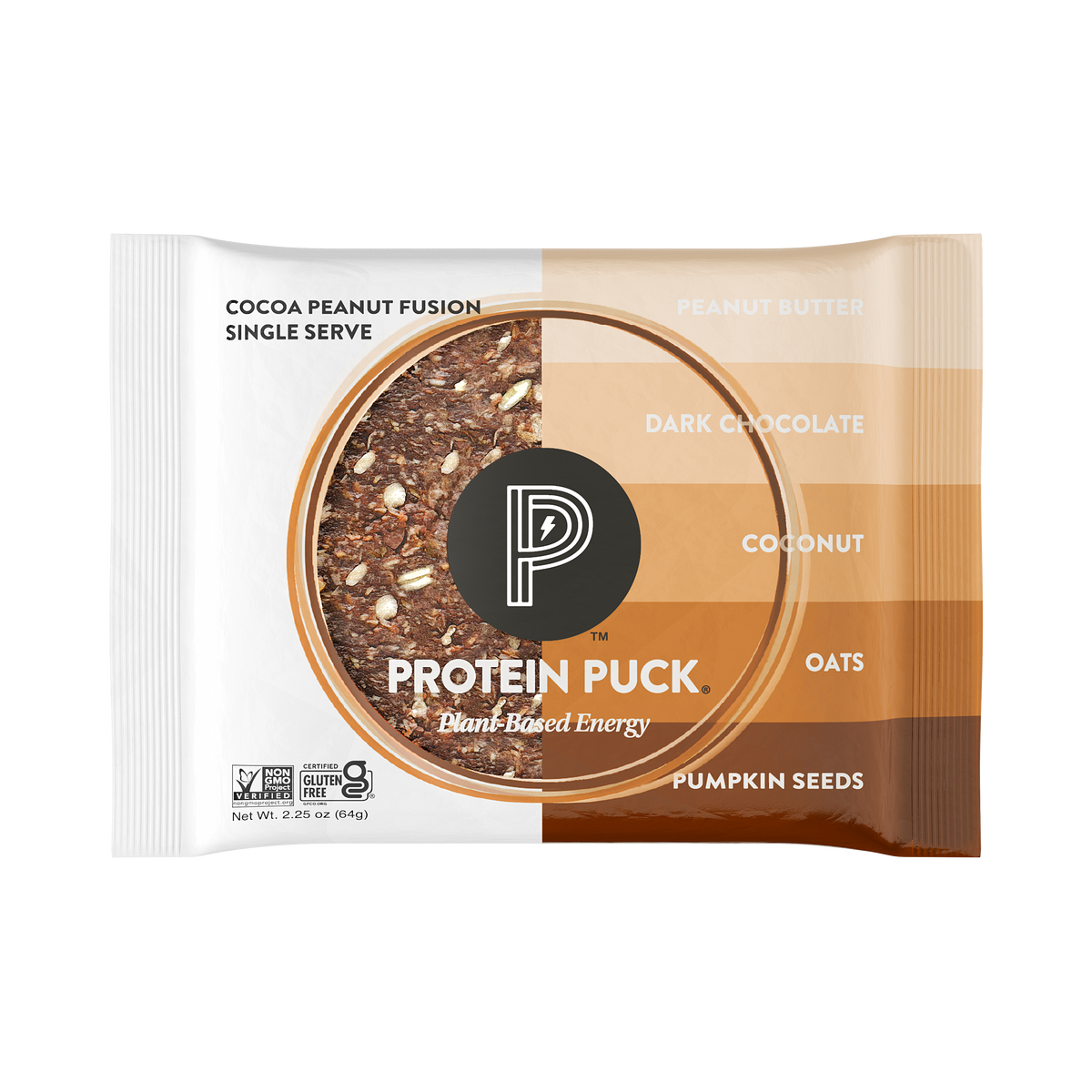 Plant Based Protein Bars - Vegan, GF, Clean Energy - Protein Puck