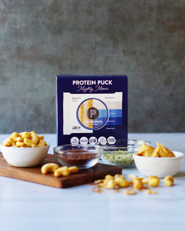 Plant Based Protein Bars - Vegan, GF, Clean Energy - Protein Puck
